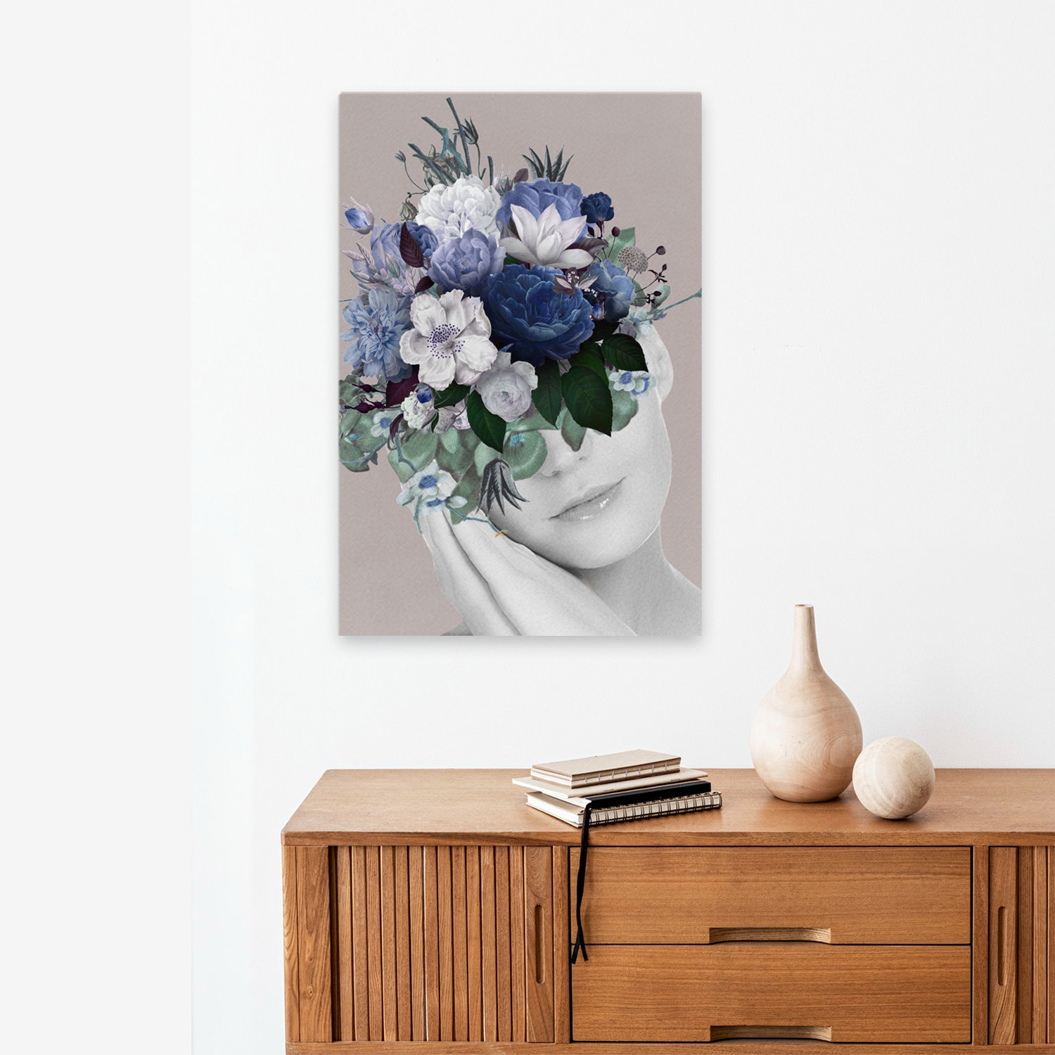Latitude Run® Flower Sleep - Floral And Botanical Digital Collage ...