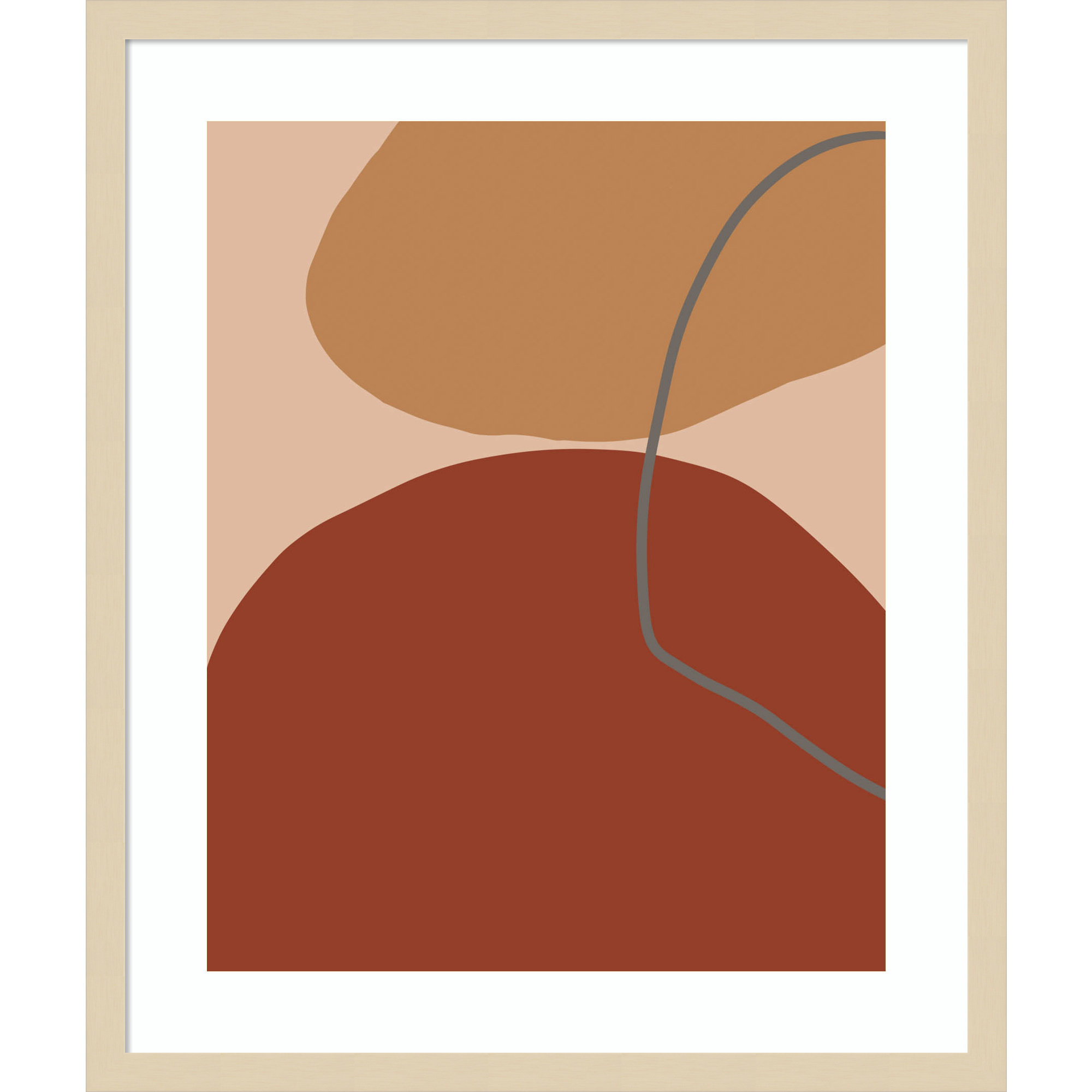 Corrigan Studio® Subtile by Yopie Studio Wood Framed Wall Art Print ...