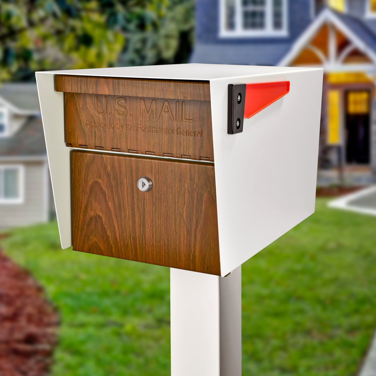 Mail Boss Mail Manager Locking Post Mounted Mailbox & Reviews | Wayfair
