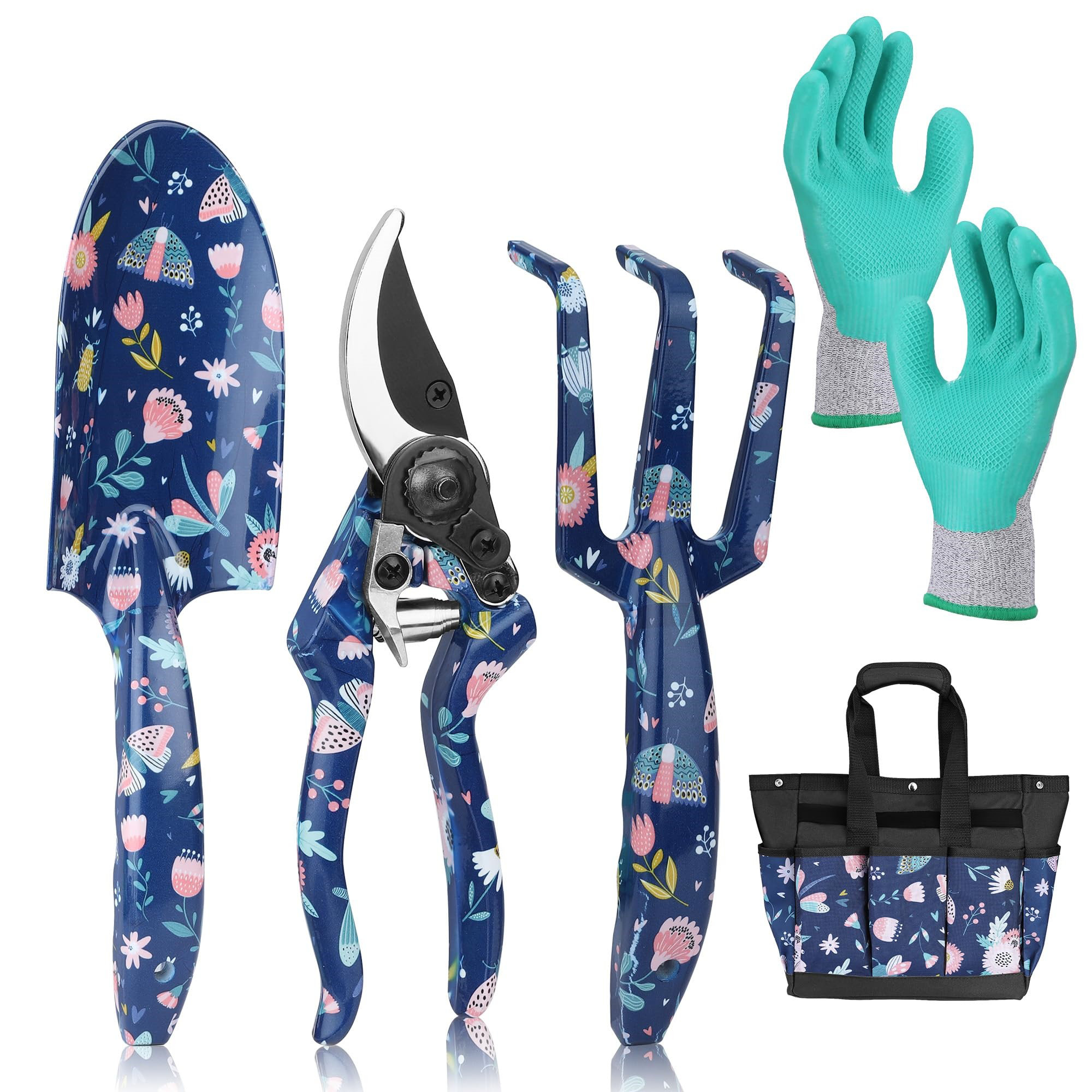 TULGIX 5PCS Garden Tool Set Outdoor Garden Hand Tools | Wayfair