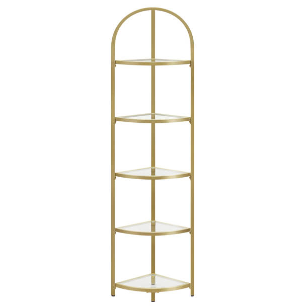 Mercer41 Lailamarie Corner Bookcase & Reviews | Wayfair