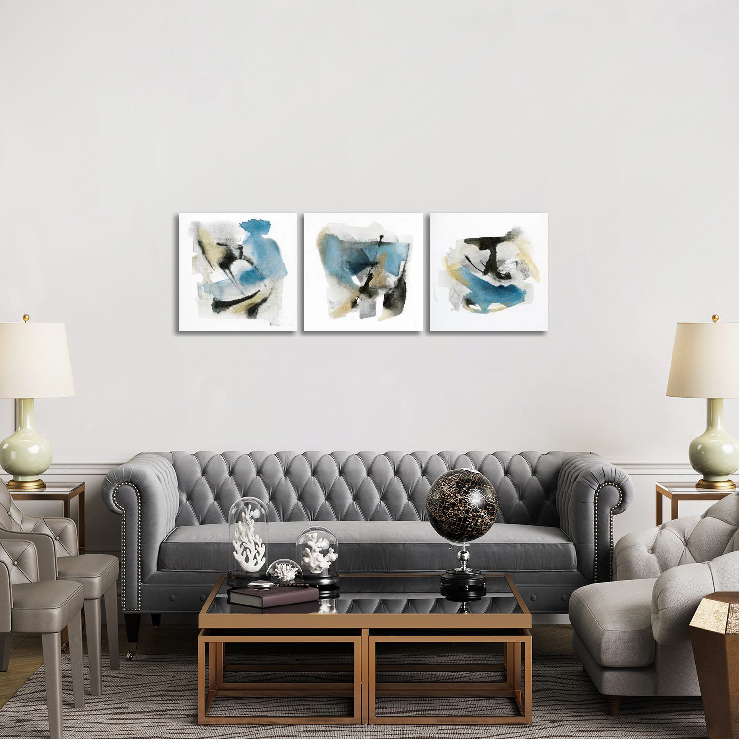 Beachcrest Home™ Artesian Spring Triptych - Canvas Wall Art Set ...