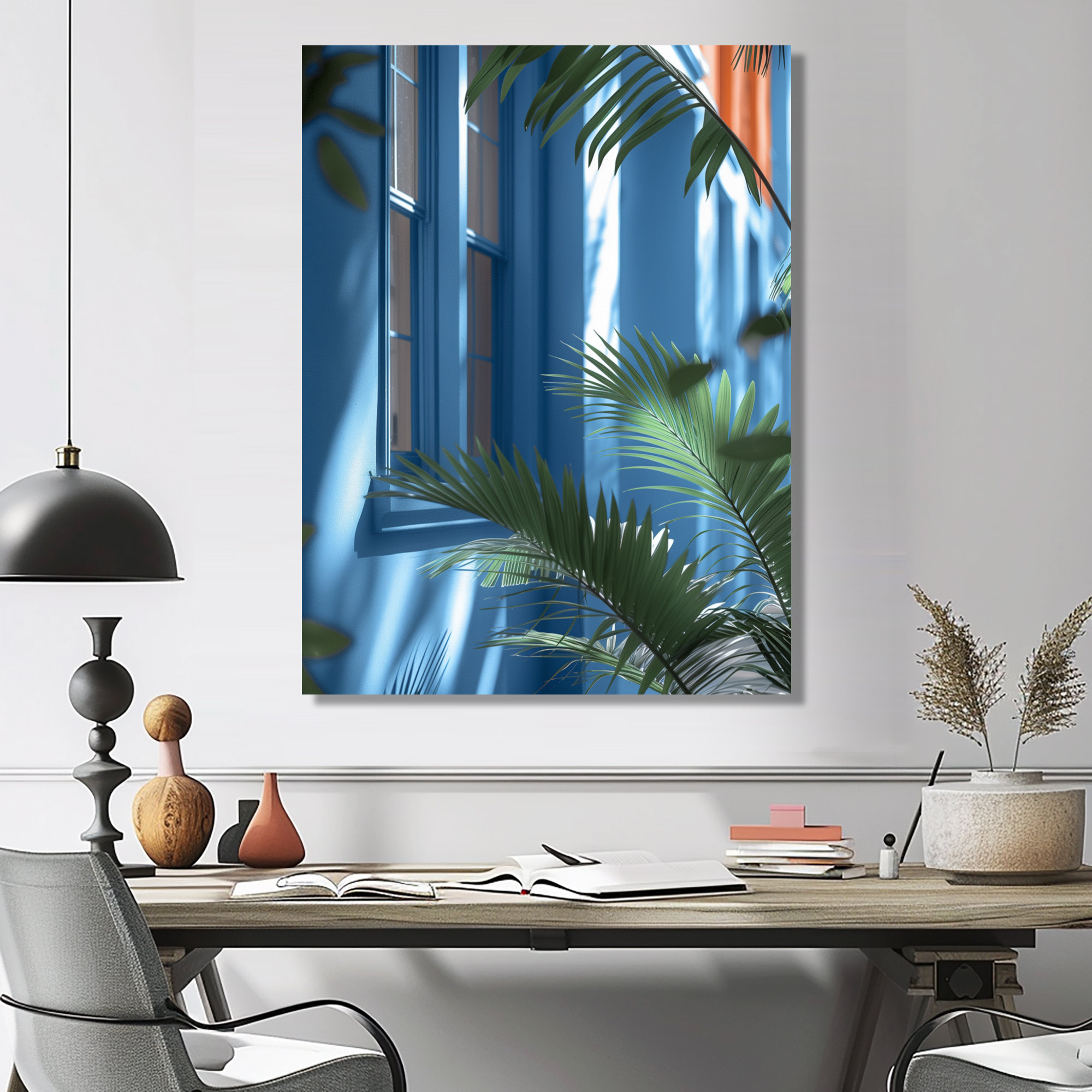 Bay Isle Home™ Blue Green Urban Oasis Hotel - Hotels & Lodges Wall Art ...