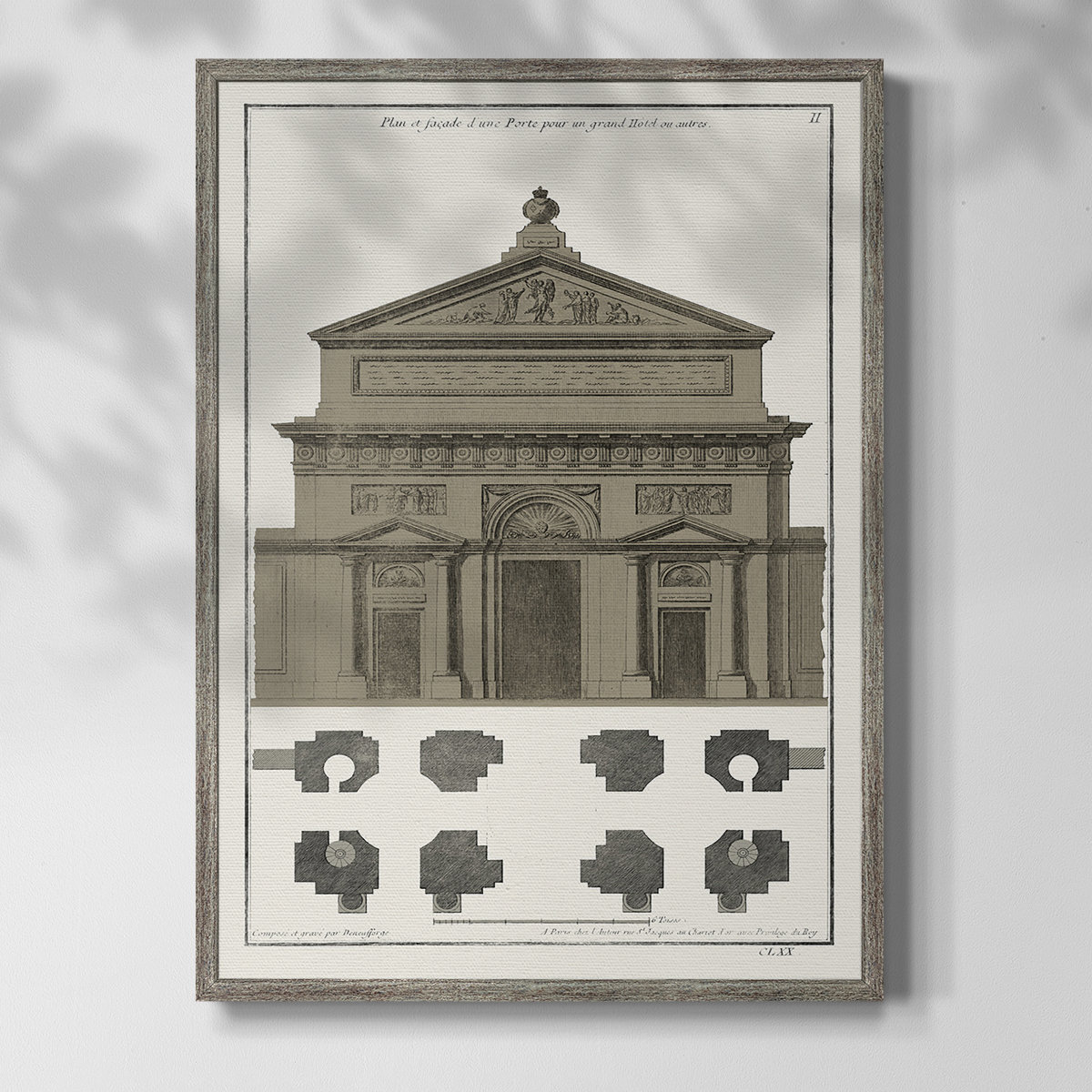 Latitude Run® Buildings & Facades II Framed Print - Solid Wood | Wayfair