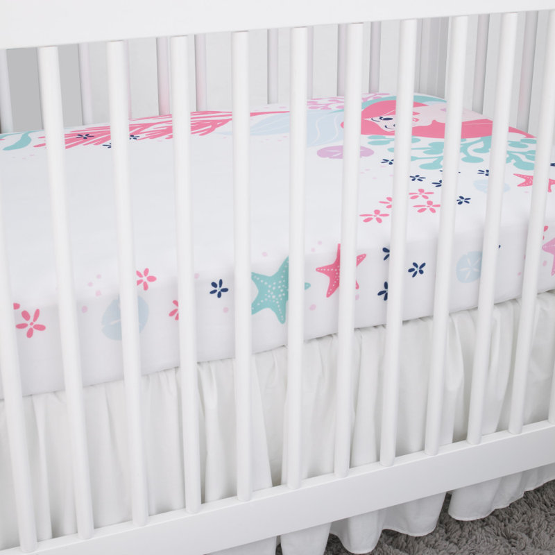 Disney NoJo Disney the Little Mermaid Ariel Fitted Crib Sheet | Wayfair
