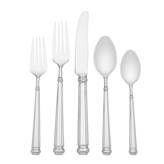 Fortessa Doria 5 Piece 18/10 Stainless Steel Flatware Set, Service for ...