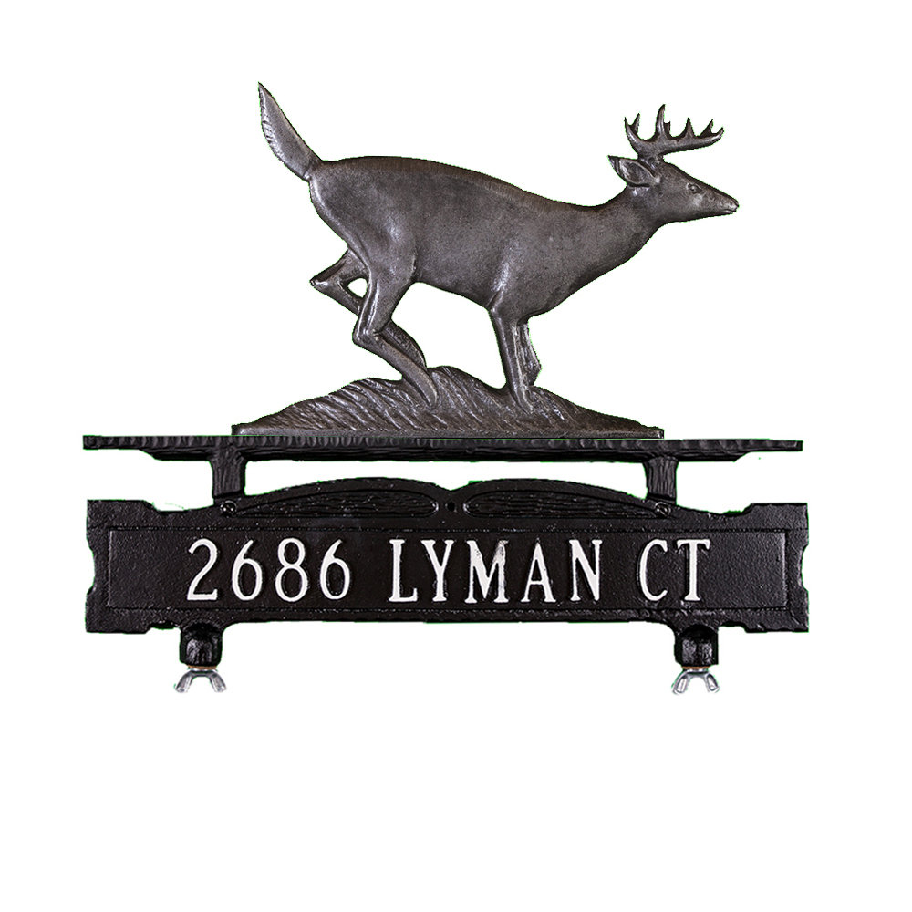 Montague Metal Products Inc. 1-Line Mailbox Sign | Wayfair