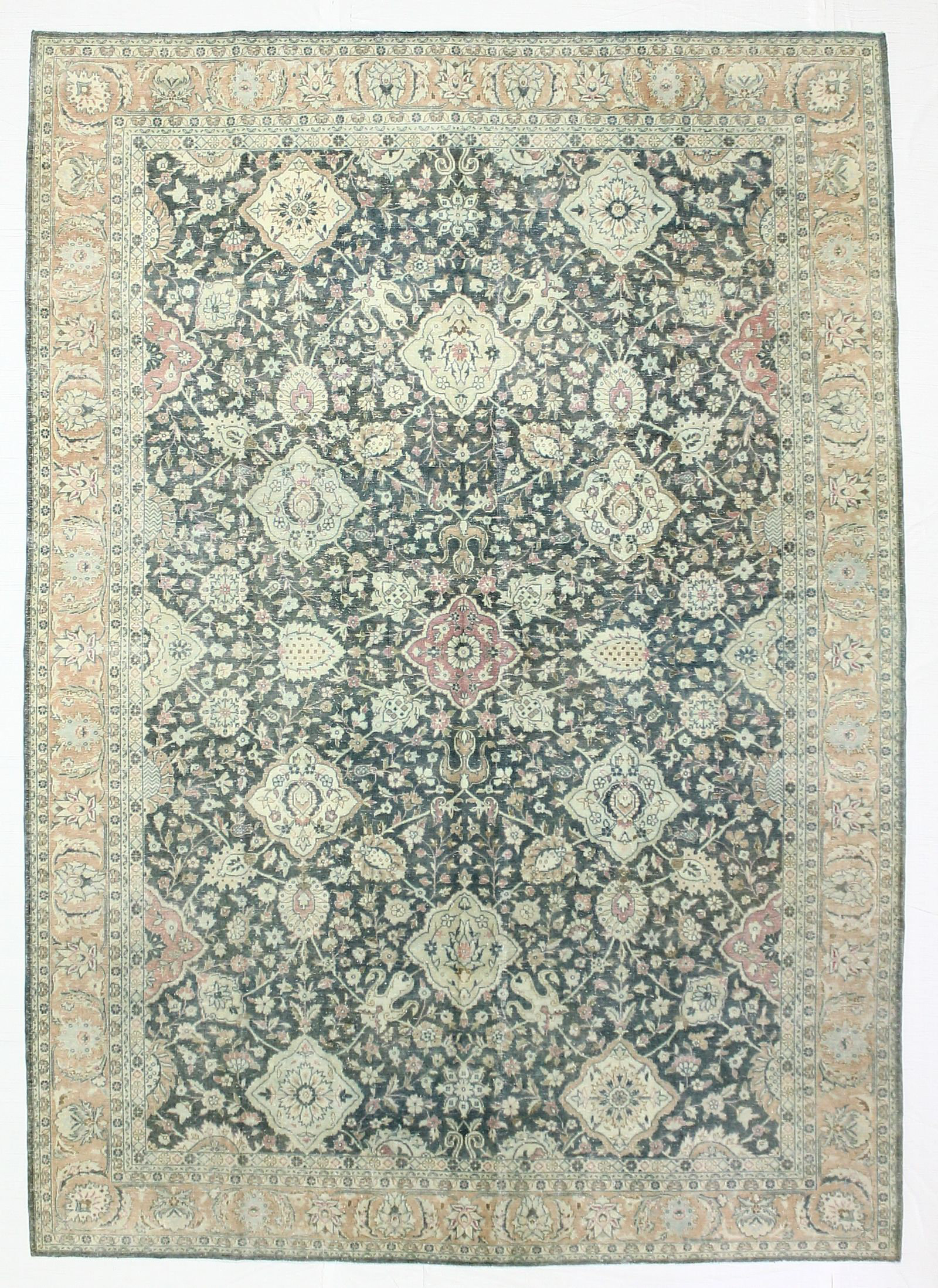 Home and Rugs 7′6″ x 10′7″ Antique Anatolian Distressed Turkish Oushak ...