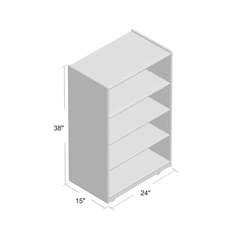 Wood Designs Mobile Shelf Storage | Wayfair