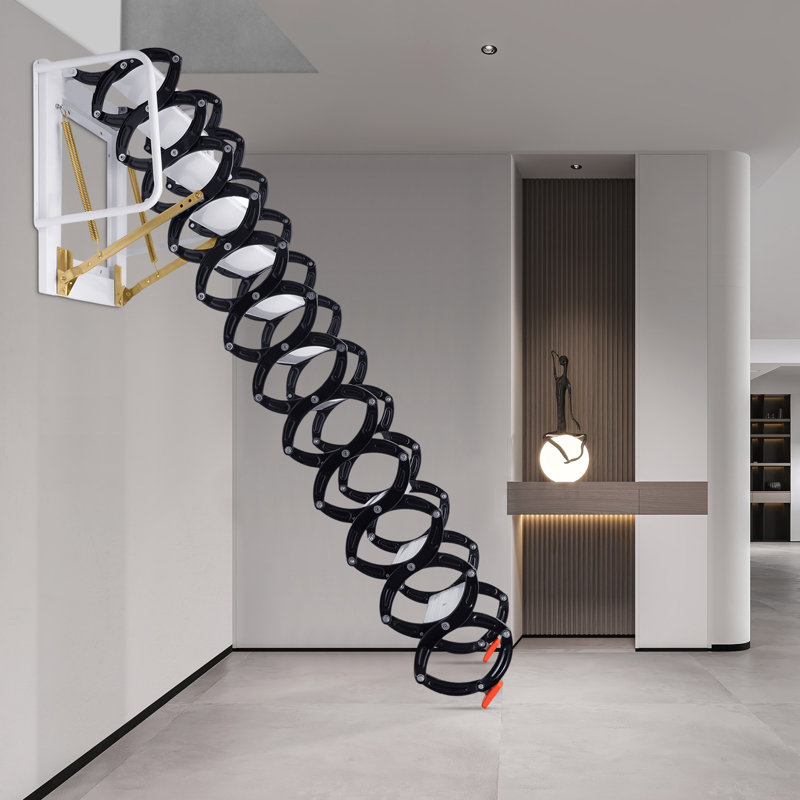 WFX Utility™ Swanwyck 12 - Step Folding Step Attic Ladder & Reviews ...