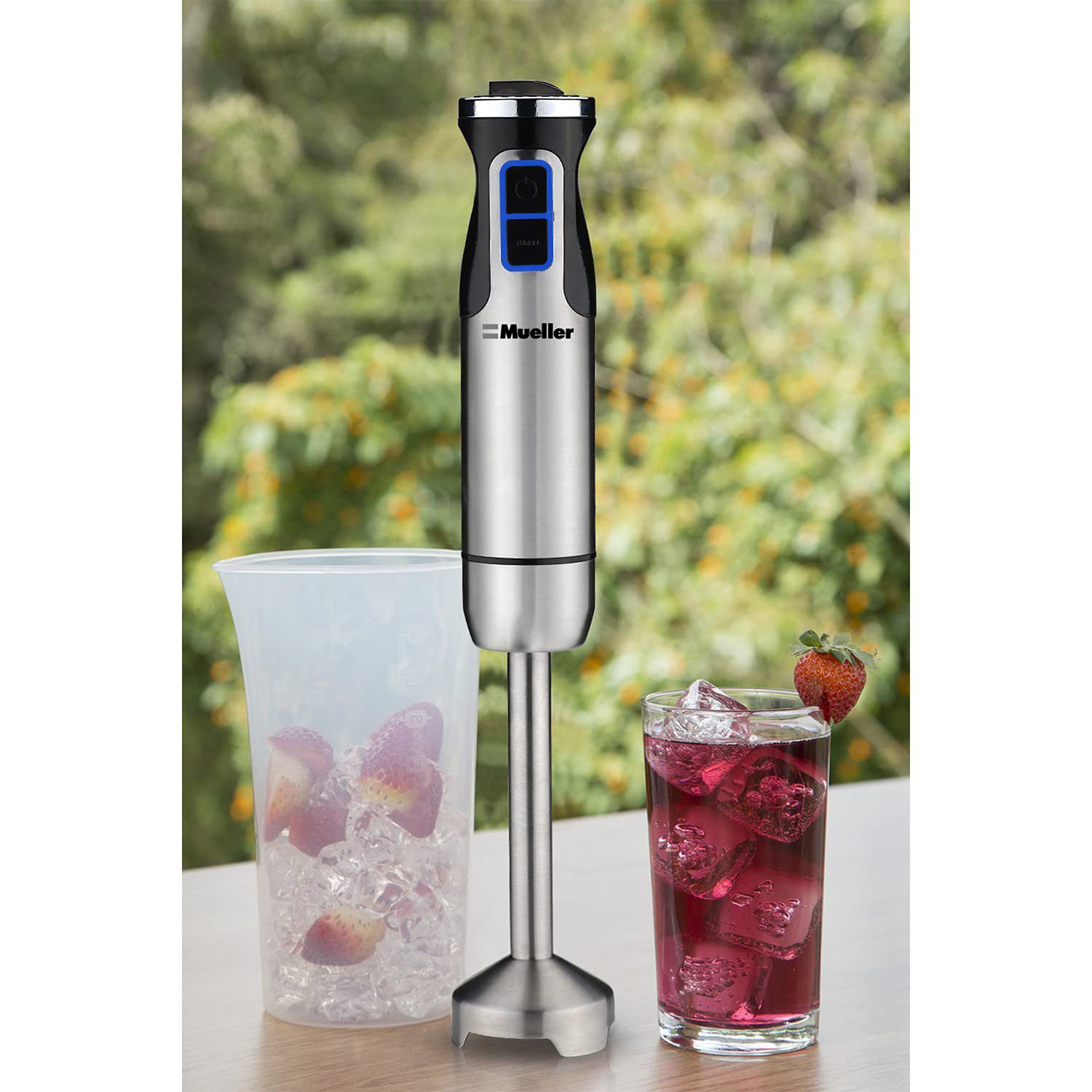 ColorLife 500 Watt 9-Speed Immersion Multi-Purpose Hand Blender Heavy ...
