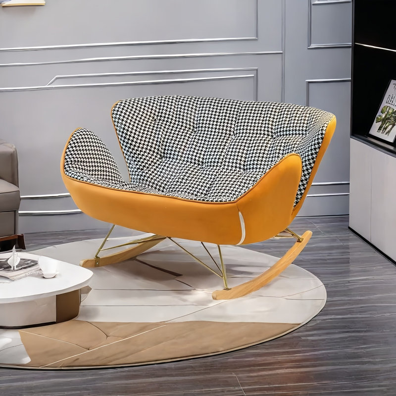 VIBORZ Modern Upholstered Rocking Chair | Wayfair