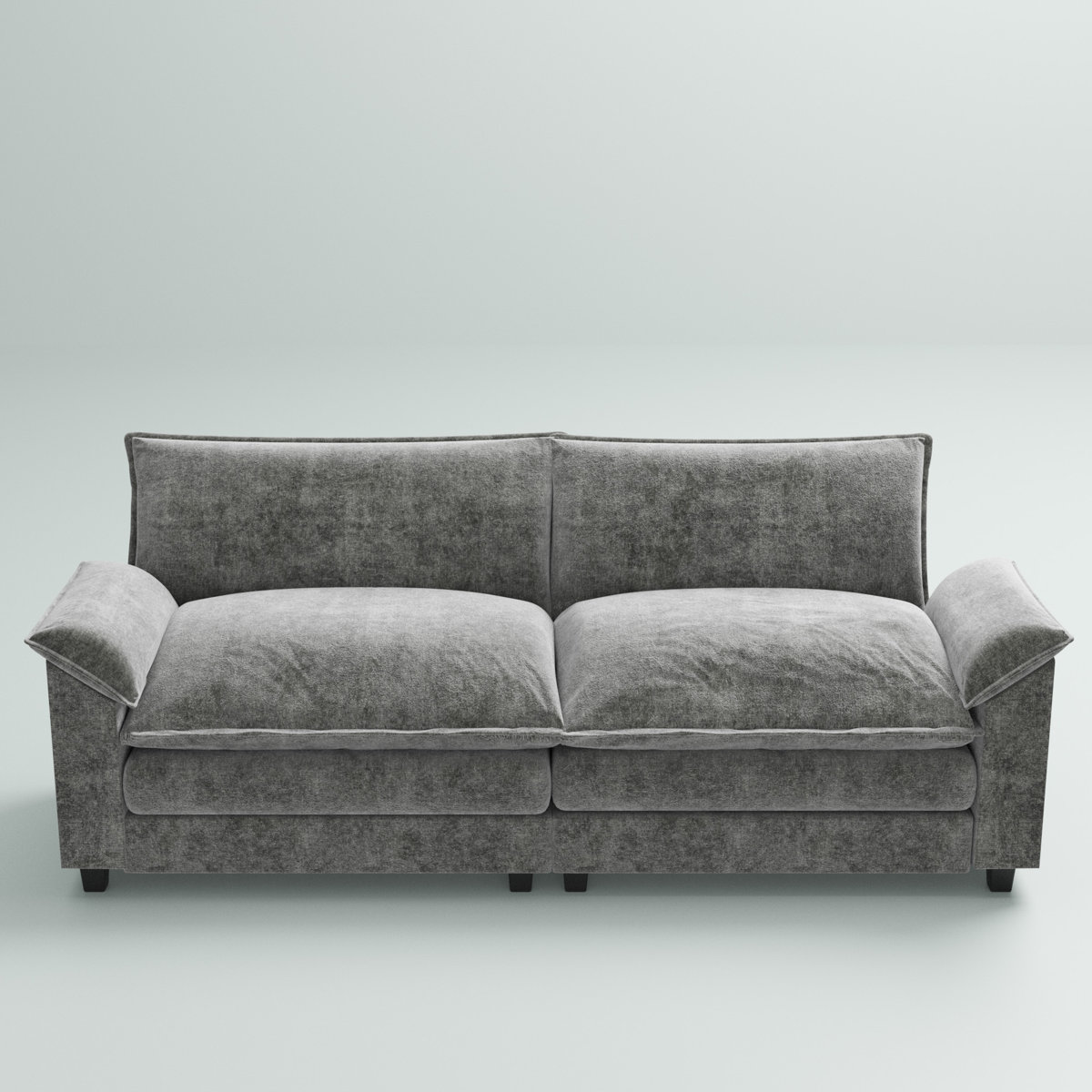 Ebern Designs 83.5" Chenille Modern Sectional Couch Sofas for Living ...