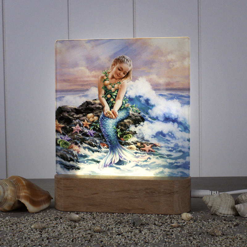 Glow Decor Mermaid Night Light | Wayfair