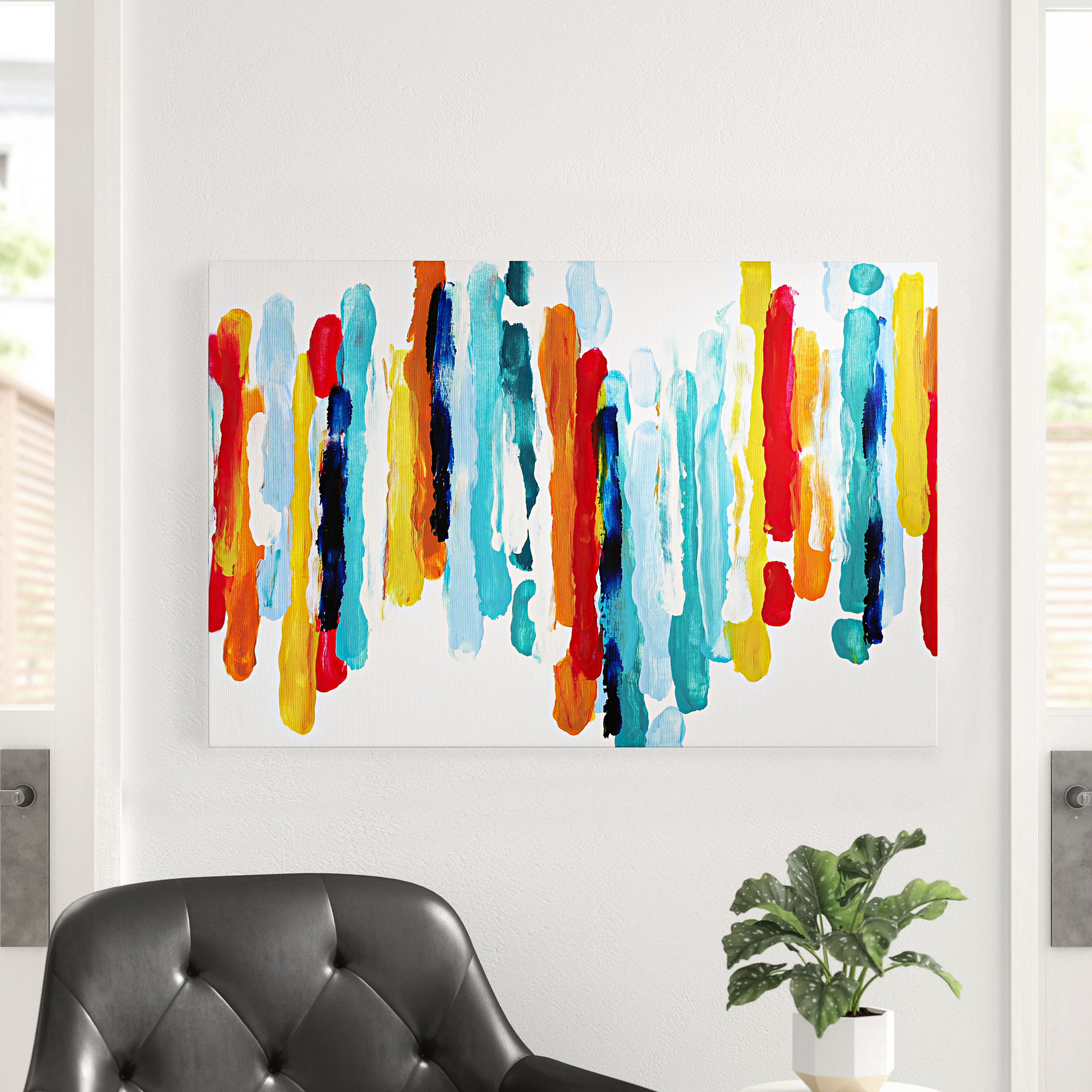 Wade Logan® Besima Captive Color I - Wrapped Canvas Painting Print ...