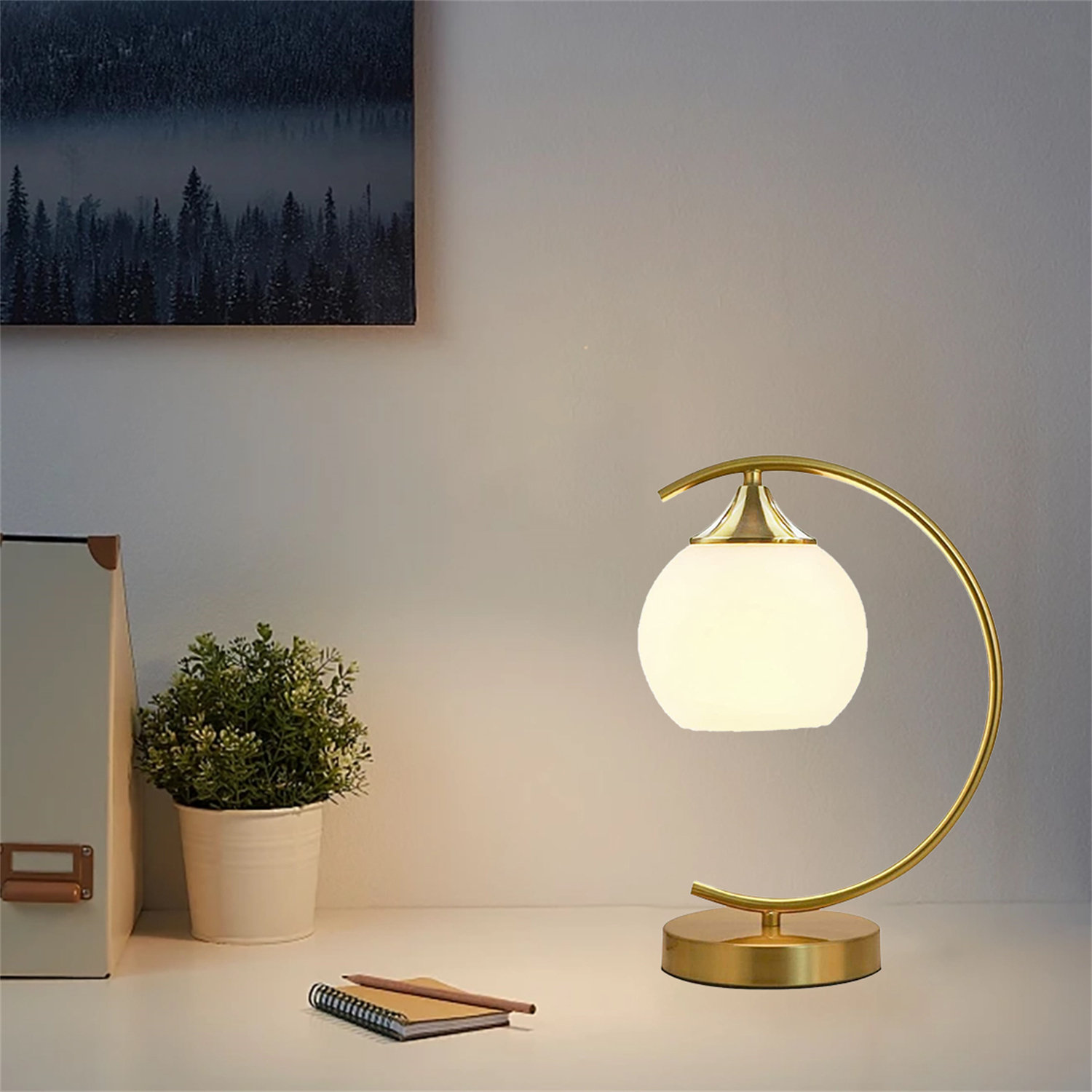 Everly Quinn Modern Metal Table Lamp - Wayfair Canada