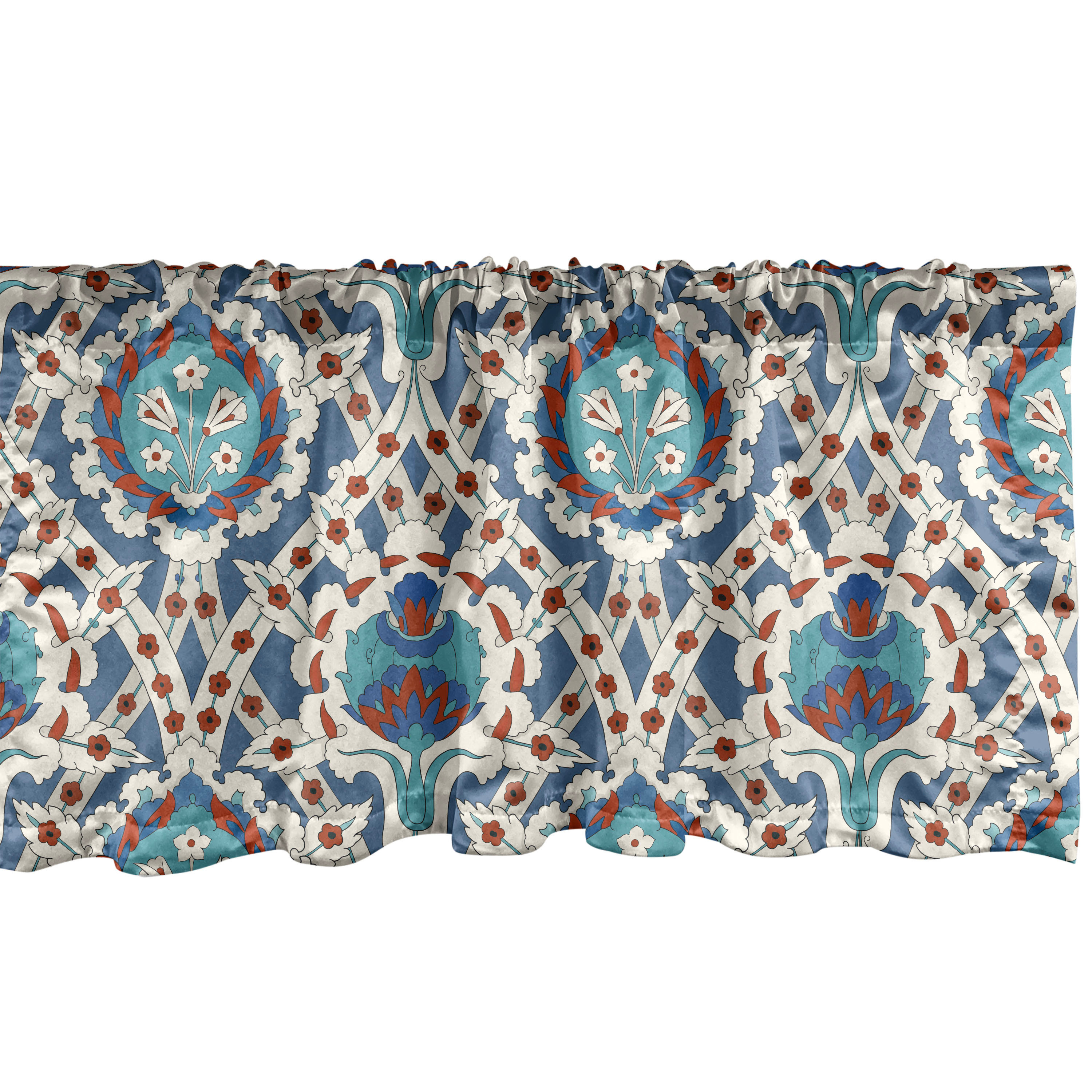 Ambesonne Damask Valance Pack of 2 Abstract Victorian Style 46806 | Wayfair