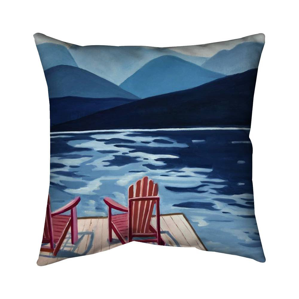 Begin Edition International Inc. Lake, Dock, Mountains and Chairs ...