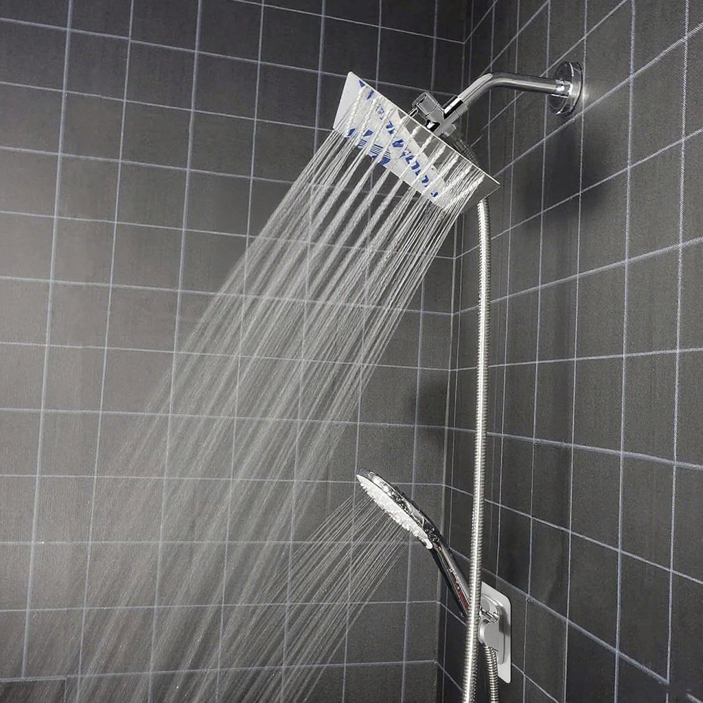 ZENMIT High Pressure Rain Shower and 3 Settings Handheld Spray Combo ...