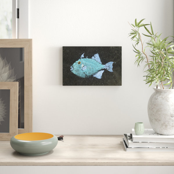 East Urban Home Triggerfish by Warren Sellers - Wrapped Canvas Painting ...