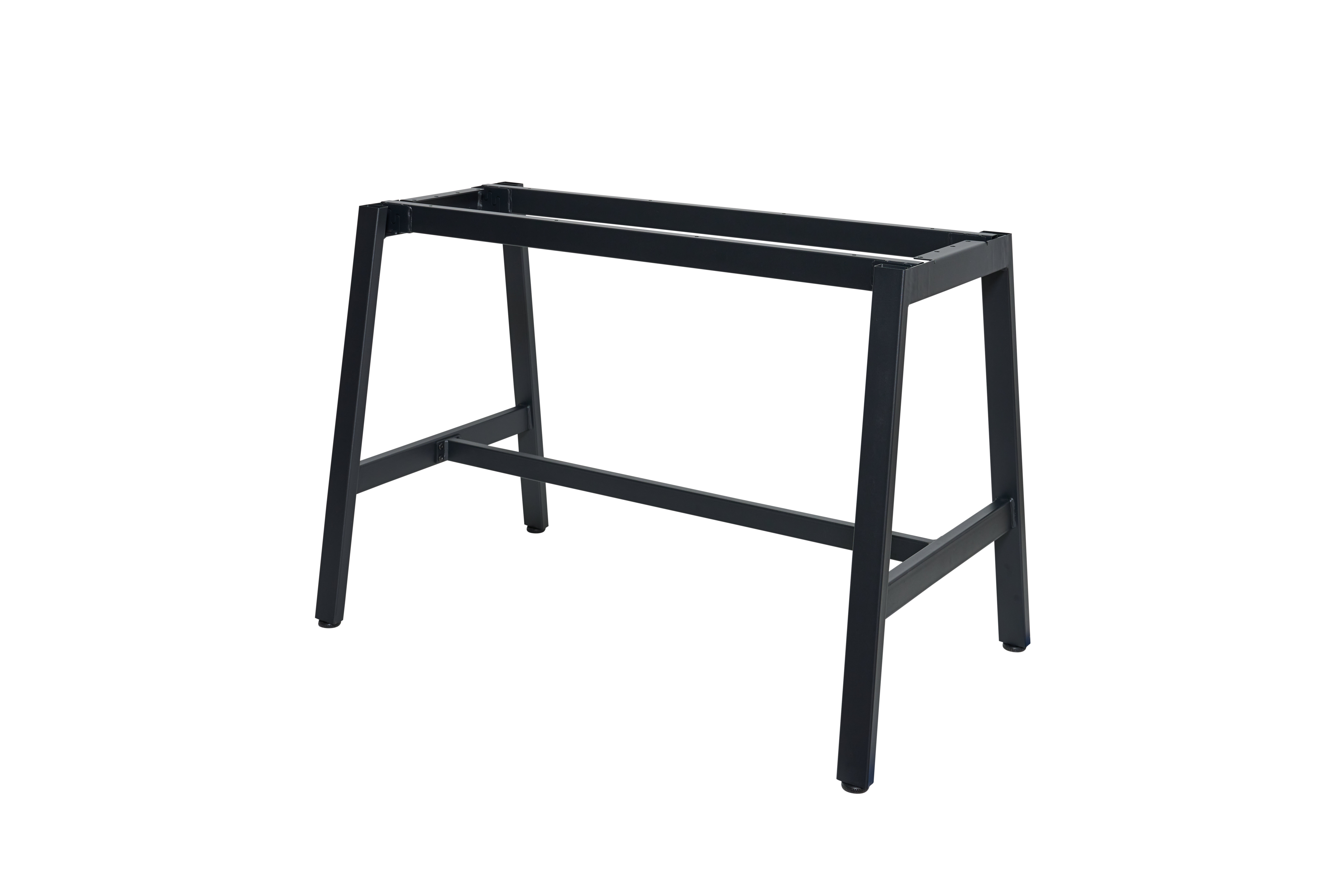 BFM Seating Atlas Black 30x72" A-Frame Indoor Dining Height Table Base ...