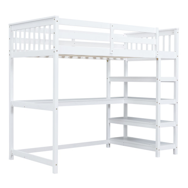Harriet Bee Arris Kids Loft Bed & Reviews | Wayfair