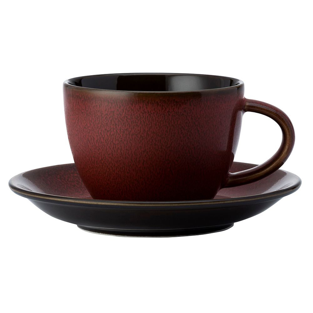 Luzerne Rustic Crimson Teacup 6 Oz By Luzerne (Case Of 24) (Porcelain ...