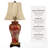 World Menagerie Irwin 30" Red/Brown Table Lamp & Reviews | Wayfair