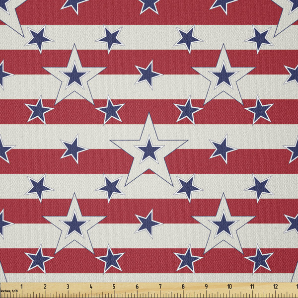 East Urban Home Desmangles Stripes with Stars Freedom and Liberty of ...