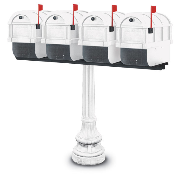 PostalProductsUnlimitedInc. Canterbury Mounted Multi-Family Mailbox ...