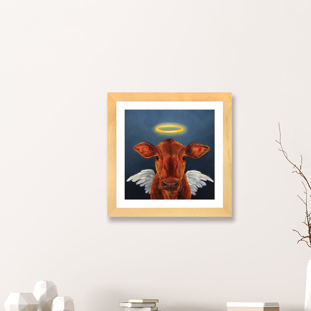 East Urban Home Holy Cow Framed Art - Wayfair Canada
