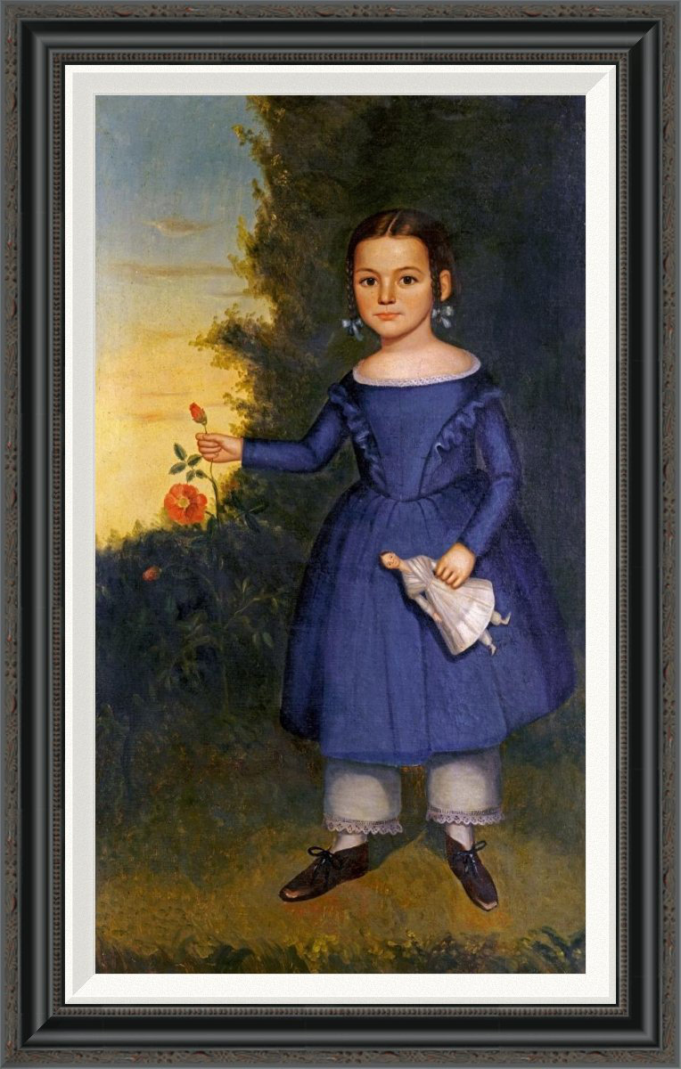 Global Gallery 'Portrait of Miss Annis Griffen' by Joseph Goodhue ...