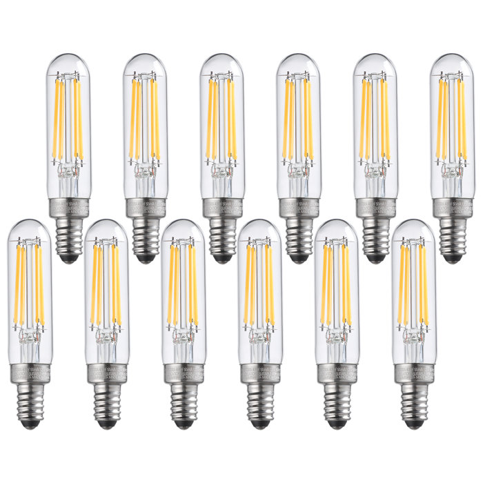 TORCHSTAR E12 Candelabra Bulb, Dimmable T6 LED Bulb, 4.5W(40W Equiv ...