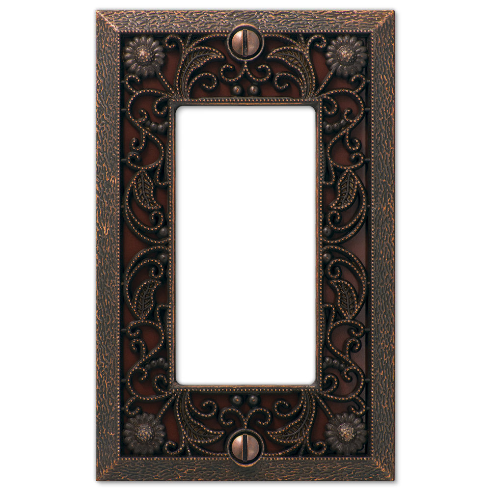 AmerTac Filigree 1-Gang Rocker Wall Plate & Reviews | Wayfair
