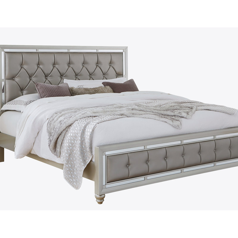 House of Hampton Chloe Gemstone Silver Full Bed - Wayfair Canada