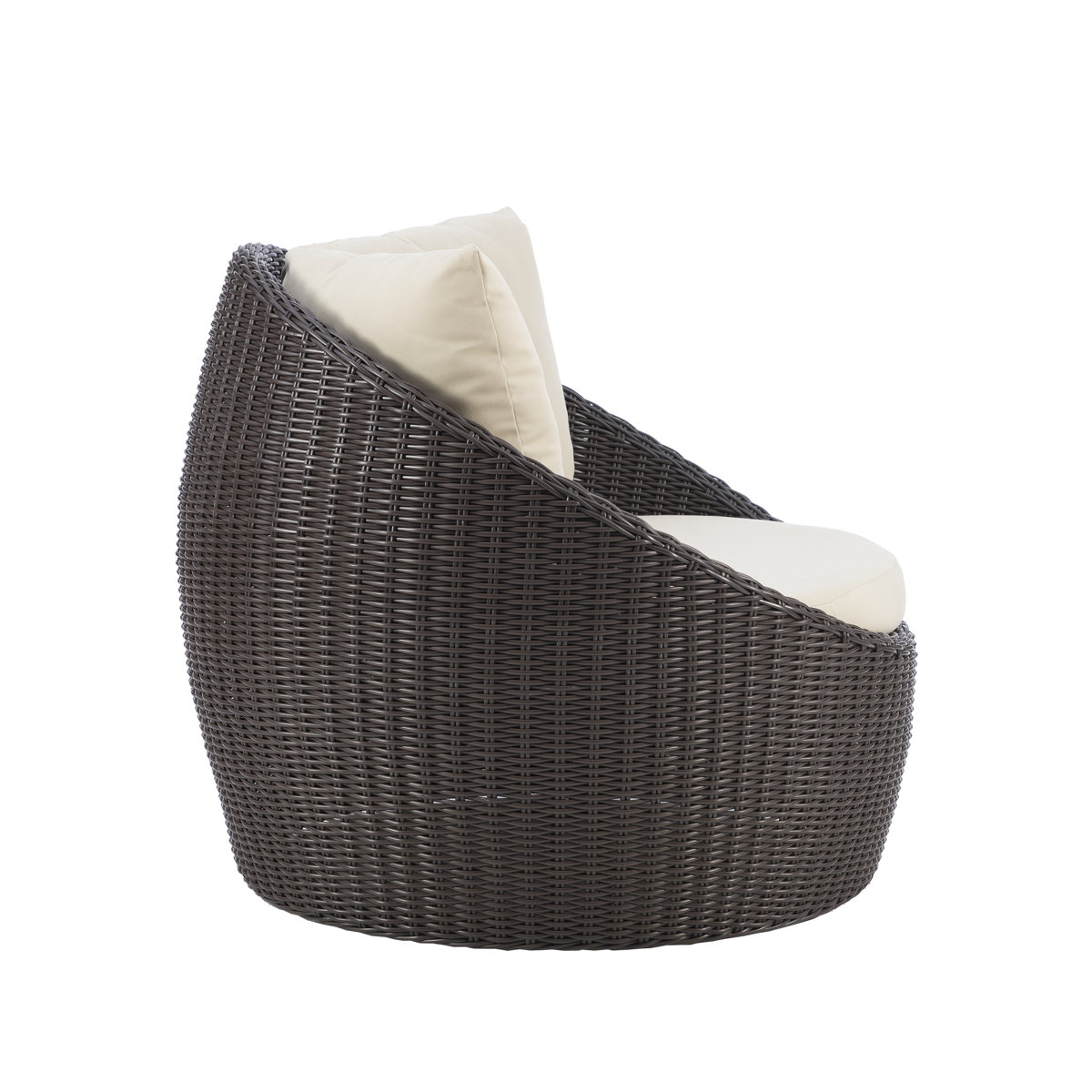 Ebern Designs Outdoor Weather Resistant Rattan Snuggle Chair & Reviews ...