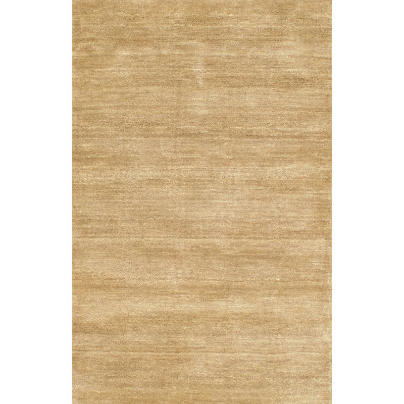 East Urban Home Contemporary Light Brown Area Rug | Wayfair
