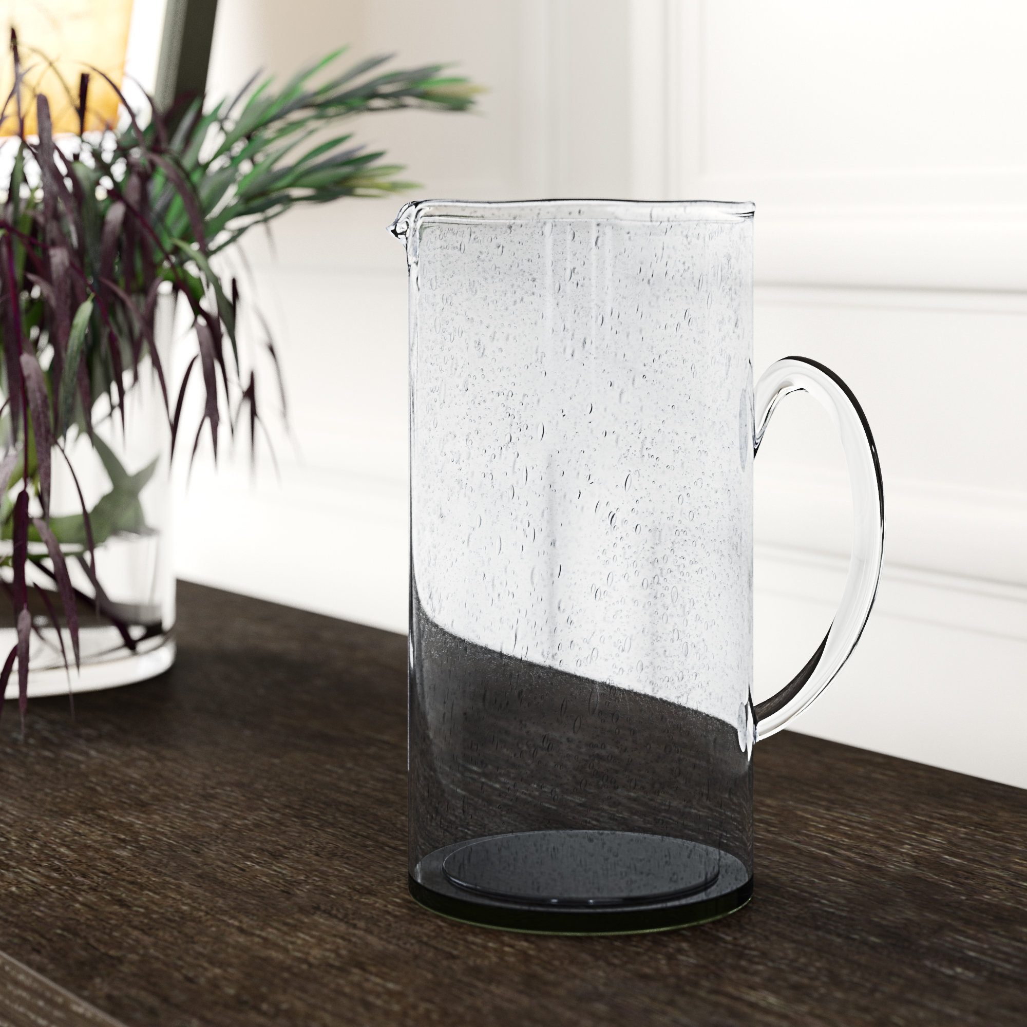 Joss & Main Nolie Bubble Glass Pitcher - Wayfair Canada