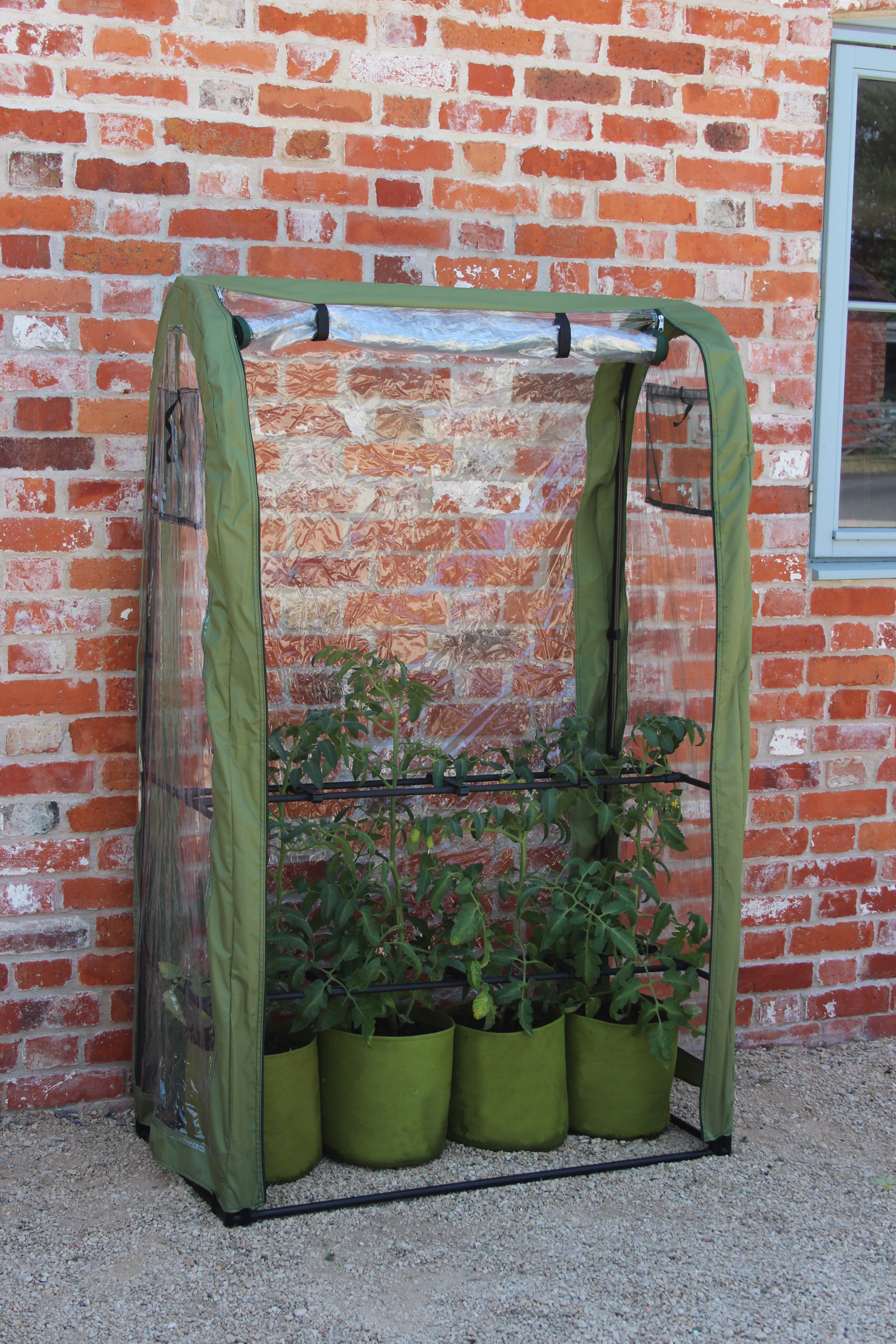 Tierra Garden Haxnicks Tomato Crop Booster with Cover 40"W x 64"H x 20 ...