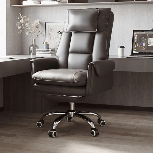 Hokku Designs Floor Nordic Office Chair Swivel Working White Mobile ...