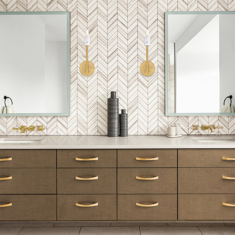 Mercer41 Devontray Steel Armed Sconce | Wayfair