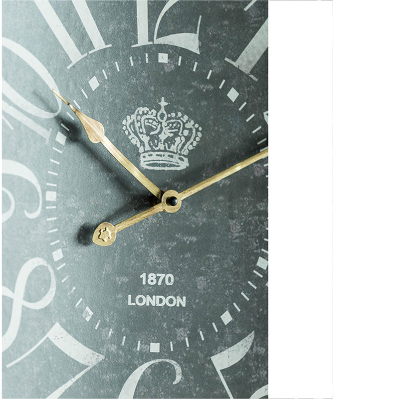 Trent Austin Design® Large Vintage Rectangular Wall Clock | Wayfair