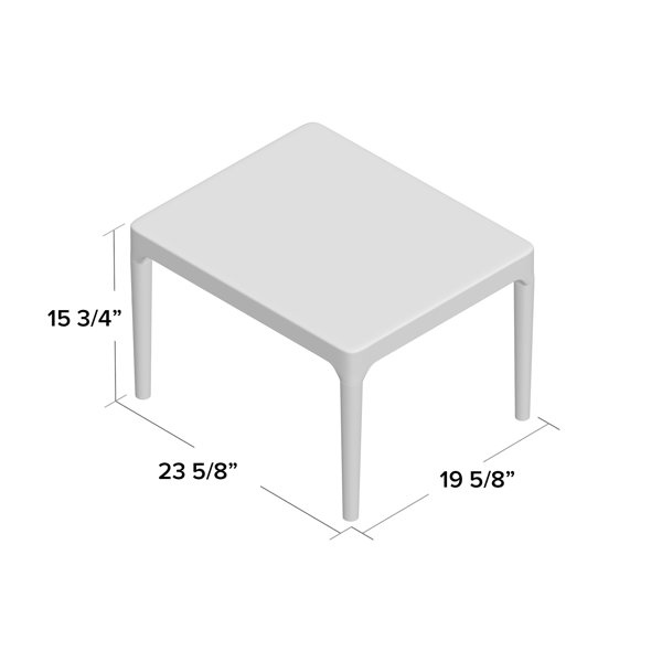 AllModern Farrah Plastic Coffee Table & Reviews | Wayfair