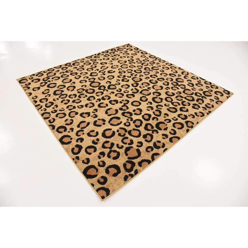 Dakota Fields Wildlife Collection Area Rug - Leopard | Wayfair