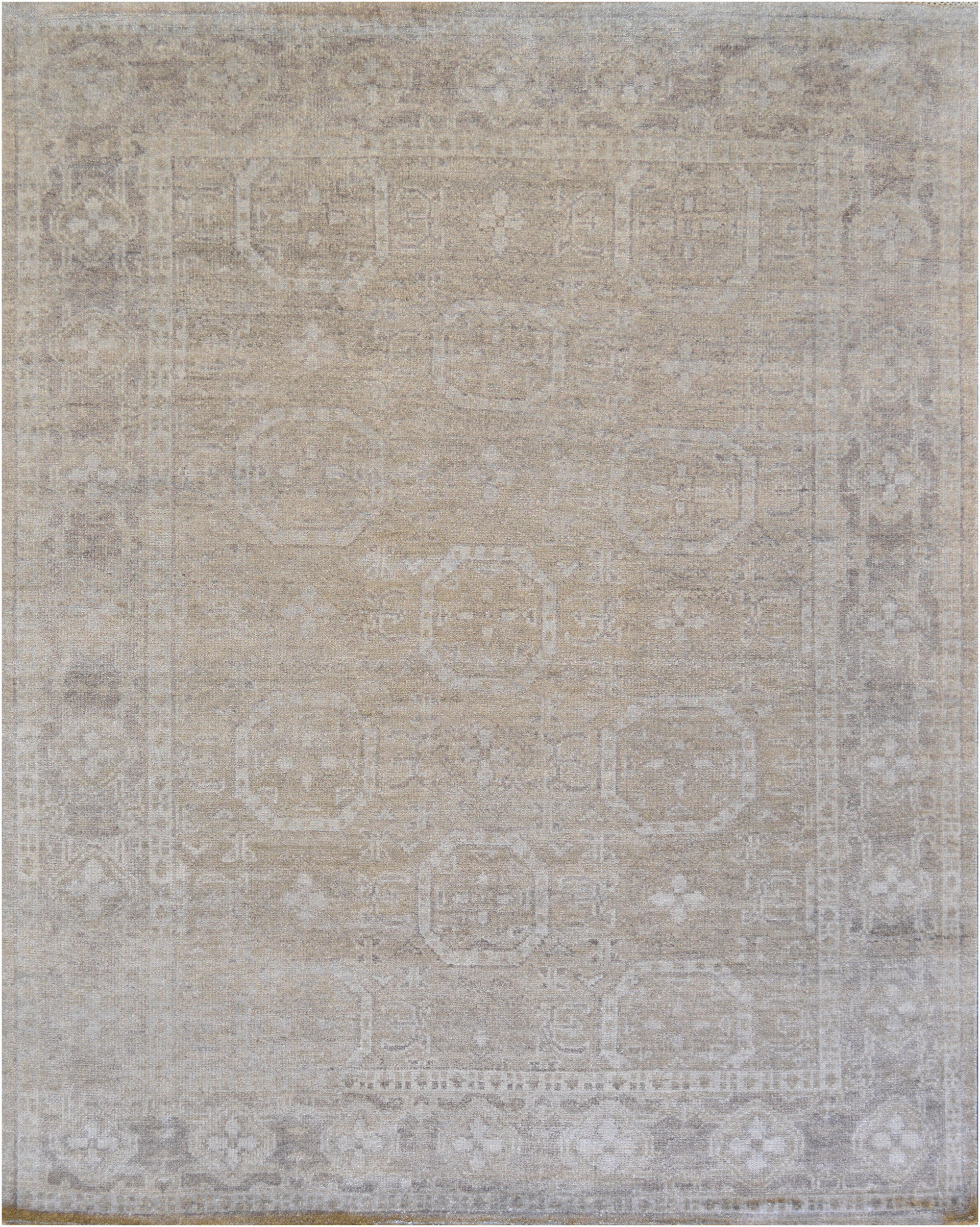 Mansour Wool Taupe Rug | Wayfair