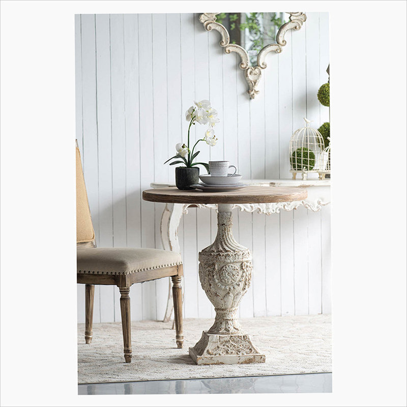 Ophelia & Co. Antique Round Wood Table | Wayfair