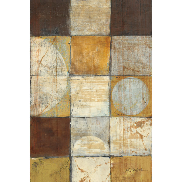 Ebern Designs Tango Panel I Neutral Crop by Mike Schick Print | Wayfair