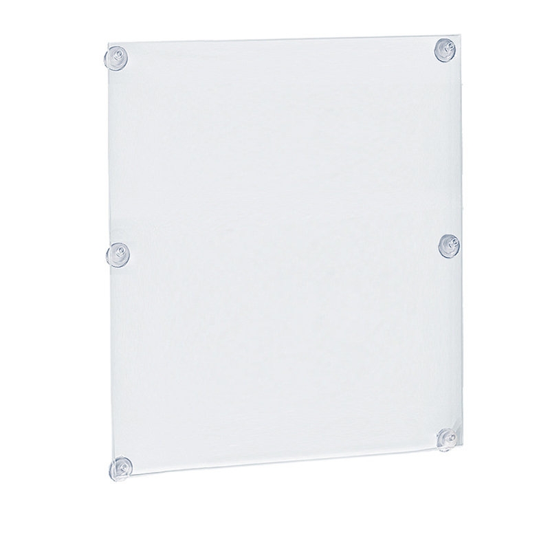 Azar Displays Clear Acrylic Window/Door Sign Holder Frame with Suction ...