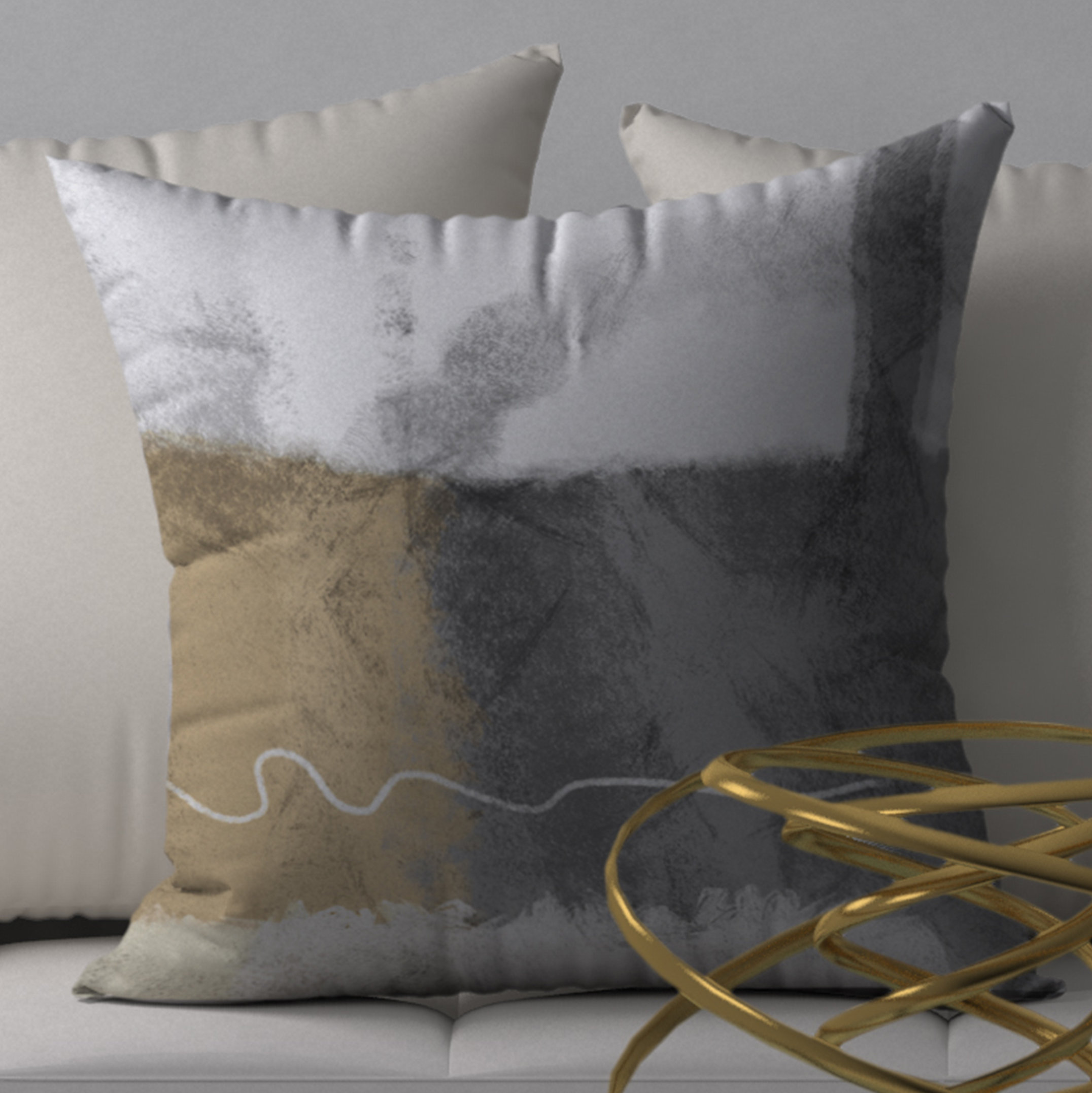 LeRoi Products Radiant Distinctive Modern Contemporary Decorative Throw ...