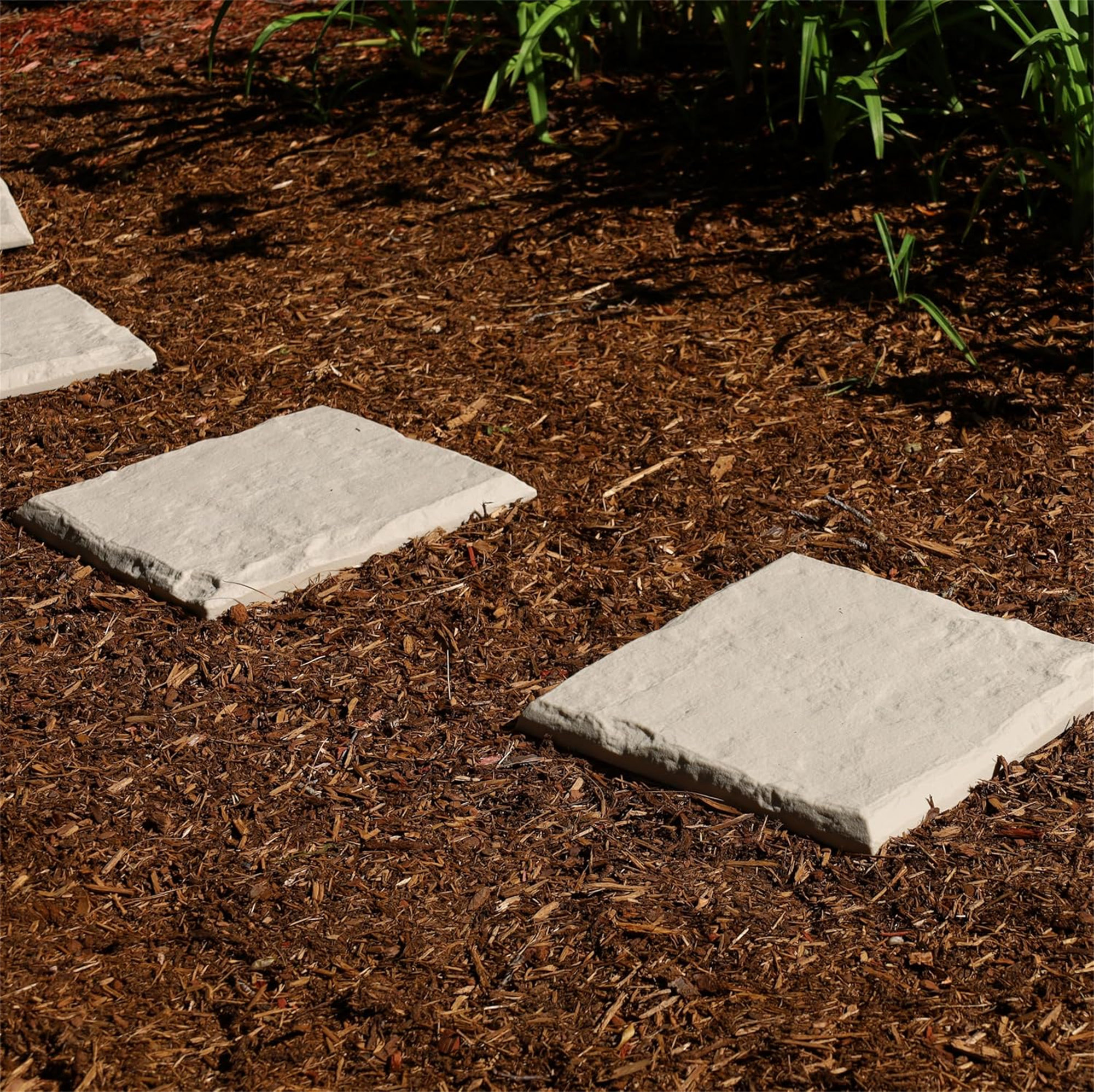 Arlmont & Co. 15.5” Decorative Stepping Stones, Beige Limestone Resin ...
